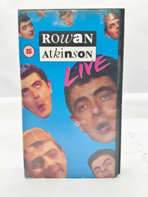 VINTAGE ROWAN ATKINSON Live Vhs 1990 Comedy Stand Up Show Pmi Pal Video ...