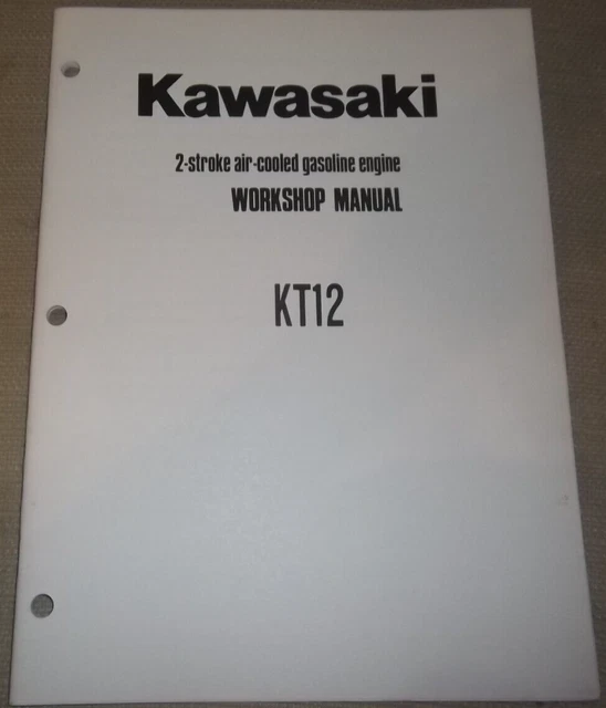 MANUEL DE RÉPARATION KAWASAKI KT12 Moteur 2 Temps EUR 16,32 - PicClick FR