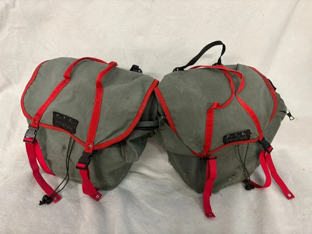 CARRADICE OVERLANDER VINTAGE Audax Touring Rear Panniers 20l each Pair ...
