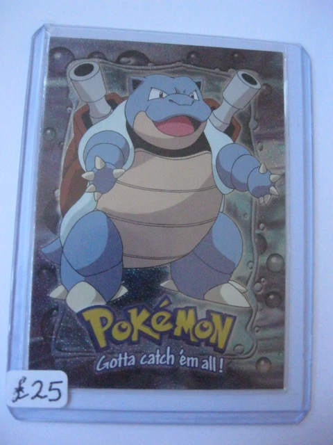 TOPPS POKEMON TRADING Card Holo #09 Blastoise Stage 3 E9 Of 12 Nm/Mt £ ...