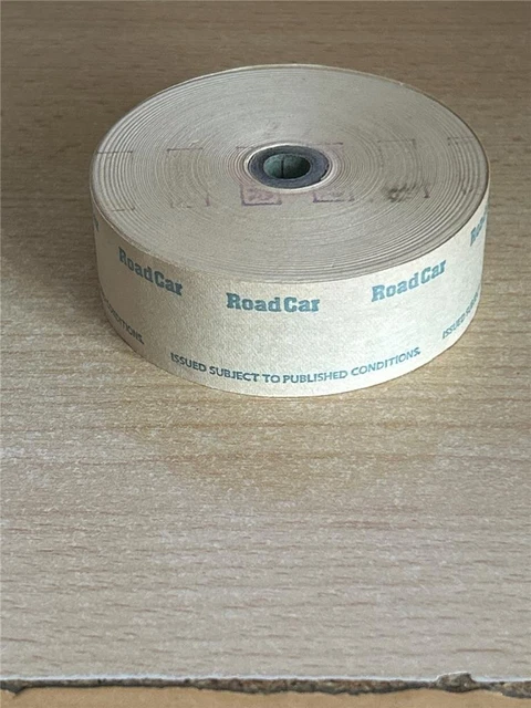 ROADCAR SETRIGHT SPEED Bus Ticket Machine Ticket Roll £5.99 - PicClick UK