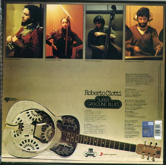 ROBERTO CIOTTI - Super Gasoline Blues (2021) LP red vinyl EUR 25,90 ...