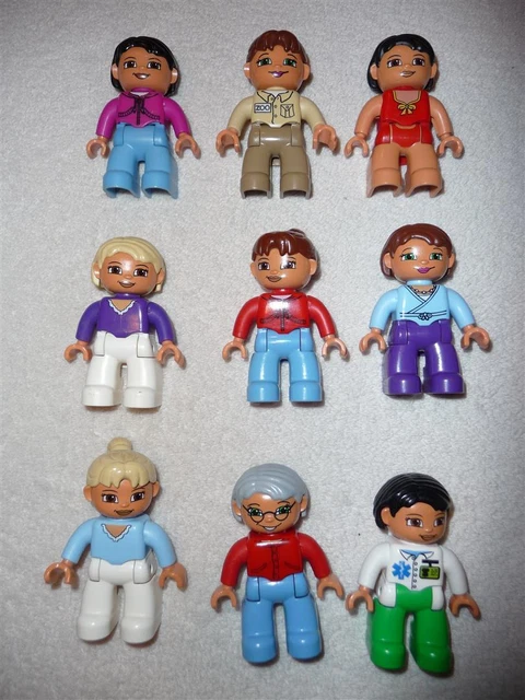 LEGO DUPLO - FIGUR / Männchen - FRAU / OMA / Mutter / Ärtzin - zum ...