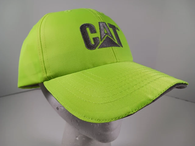 CATERPILLAR CAT EQUIPMENT Hi-Vis Safety Yellow Neon Green Reflective ...