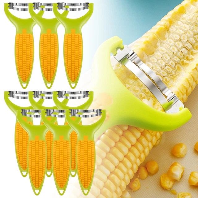 3/6PCS CORN COB Peeler 304 Stainless Steel Blade Corn Stripper Manual ...
