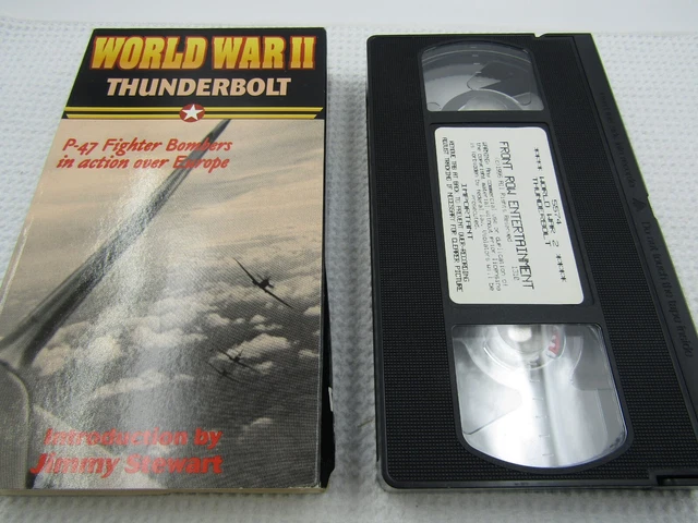 WORLD WAR II Thunderbolt introduction by Jimmy Stewart P-47 over Europe ...