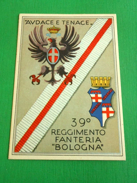 CARTOLINA MILITARIA 39° Reggimento Fanteria Divisionale "Bologna" 1940 ca EUR 9,99 - PicClick IT