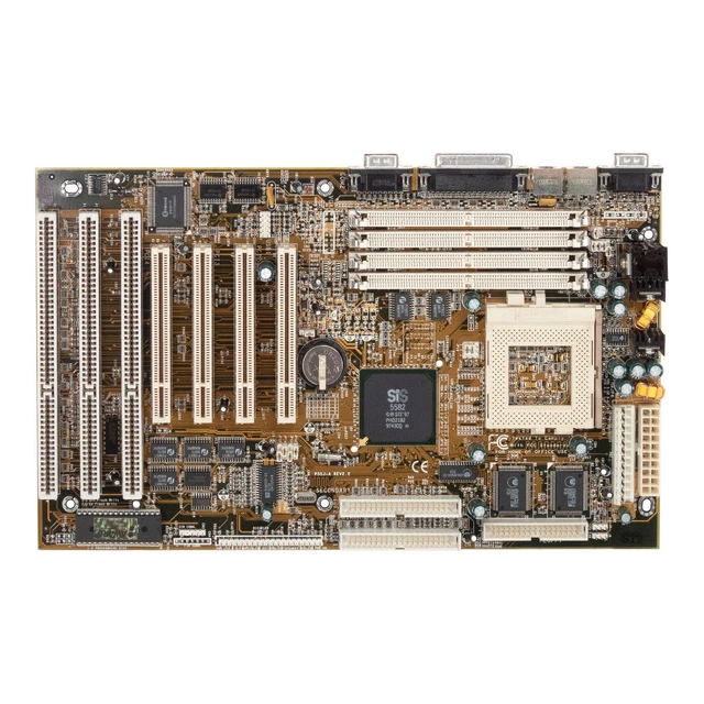 ECS P5SJ-A REV2.2 Socket 7 Atx Simm Pci Isa £182.00 - PicClick UK
