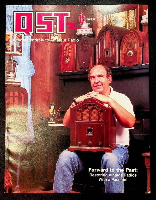 VINTAGE QST MAGAZINE August 1994 Vintage Radios Cover MFJ-1786 ARRL HAM ...