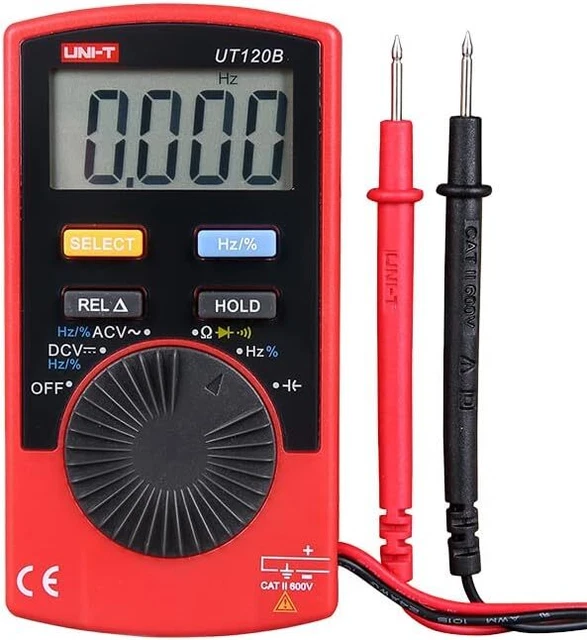 UNI-T UT120B SERIES UT120 Digital Pocket Multimeter, 600 V AC/DC, 100 ...