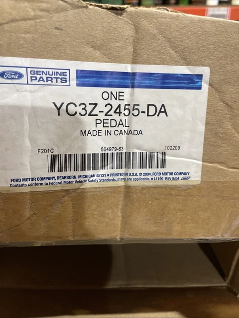 1999-2004 FORD SUPER Duty OEM Brake Pedal Assembly YC3Z-2455-DA $58.23 ...