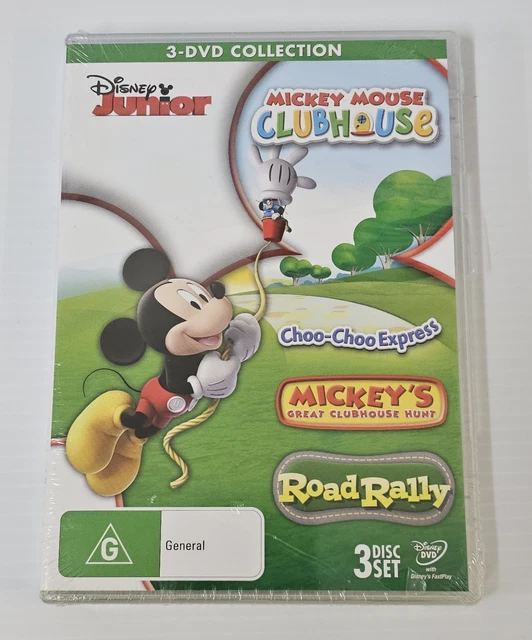 MICKEY MOUSE CLUBHOUSE DVD Adventure Collection Triple Pack Reg4 *New ...