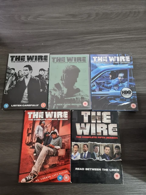 THE WIRE : Complete Collection - Series / Season 1-5 (UK Region 2 DVD ...