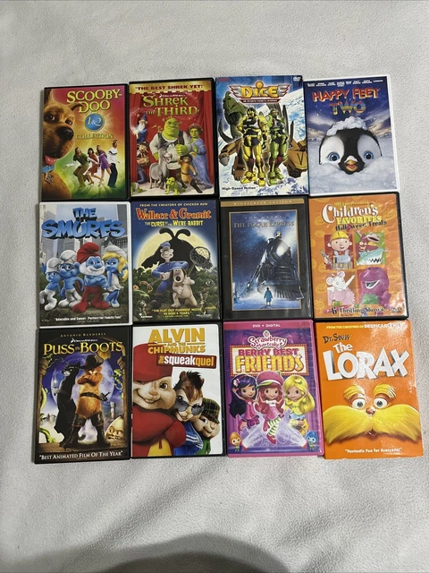 (12) -LOT OF 12 Kids Animated Cartoon DVDS Free Tracked Shipping £18.56 ...