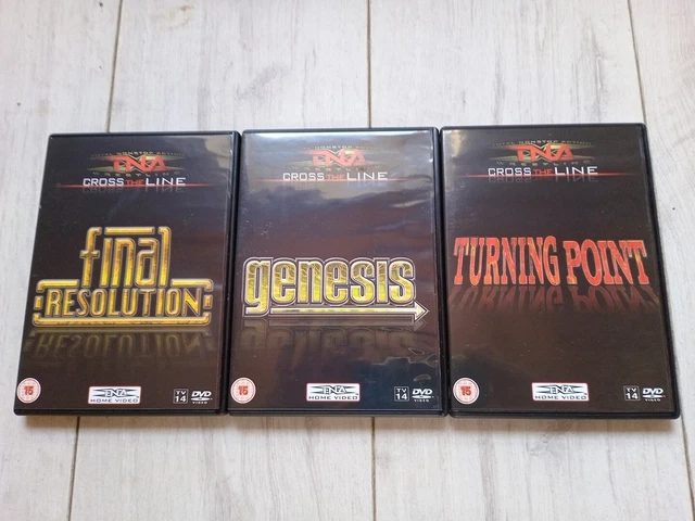 TNA CROSS THE Line Dvd PPV Vol 2 Turning Point USA Import Region 1 WWE Wrestling EUR 56,12 ...