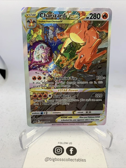 POKÉMON CARDS CHARIZARD VSTAR SWSH262 Full Art Promo Charizard UPC EUR ...