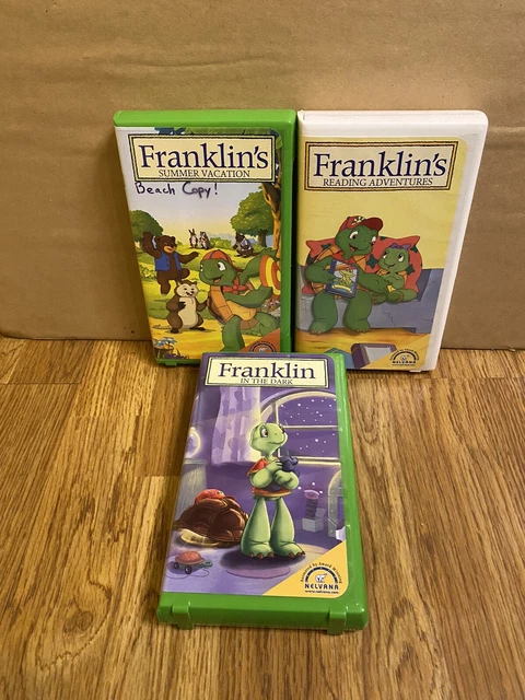 FRANKLIN ANIMATED SERIES TV Show Bundle Of VHS Tapes. 1990's Learning ...