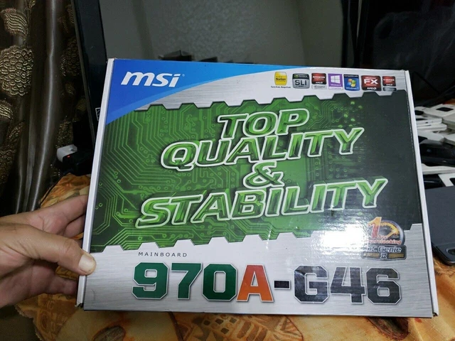 MSI 970A-G46 AM3+ AMD Motherboard No CPU £88.30 - PicClick UK