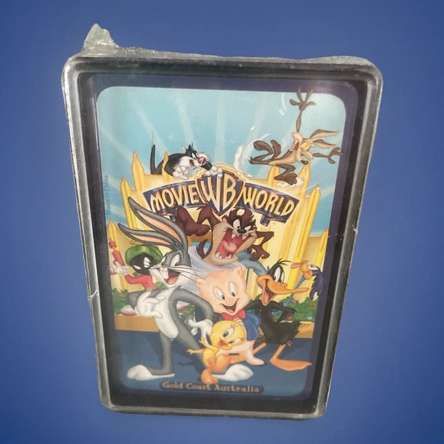 RARE WARNER BROS Movie World Playing Cards Gold Coast Sealed £17.49 ...