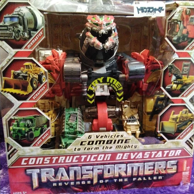 TRANSFORMERS DEVASTATOR CONSTRUCTION Combiner Figure Large Boxed Toy RD-16 £430.84 - PicClick UK