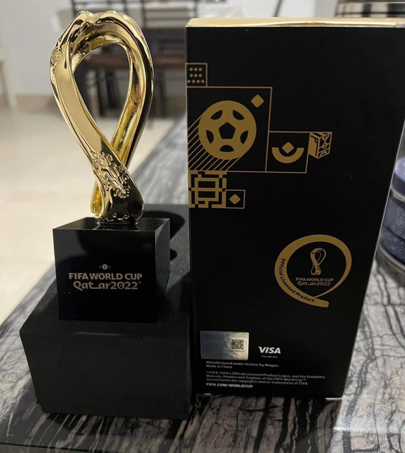 FIFA WORLD CUP Qatar 2022 Official LOGO TROPHY VIP GIFT FIFA Licensed ...
