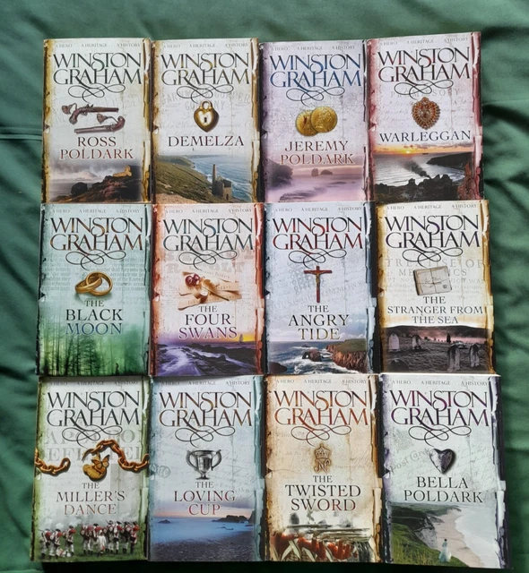 WINSTON GRAHAM POLDARK Series Books Full Set Volumes 1 -12 (8 unread) £ ...