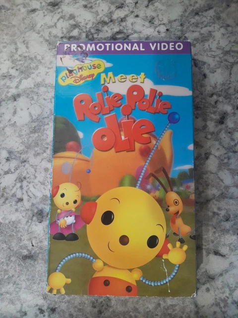 MEET ROLIE POLIE Olie VHS Video Tape RARE Playhouse Disney Promotional ...