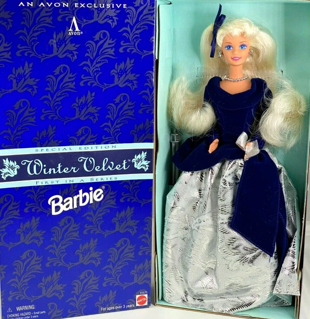 MATTEL BARBIE DOLL Exclusive Winter Velvet Special Edition Vinatge 1995 ...