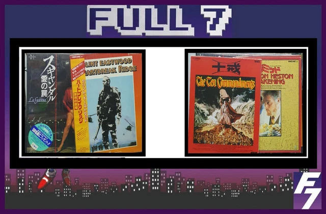 LOT 12 FILMS Vhd " Ten Commandements -Cleopatra - Ben Hur - Godfather ...