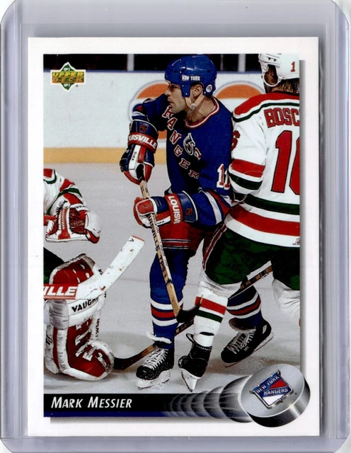 1992-93 UPPER DECK Hockey Card Mark Messier C New York Rangers #242 EUR ...