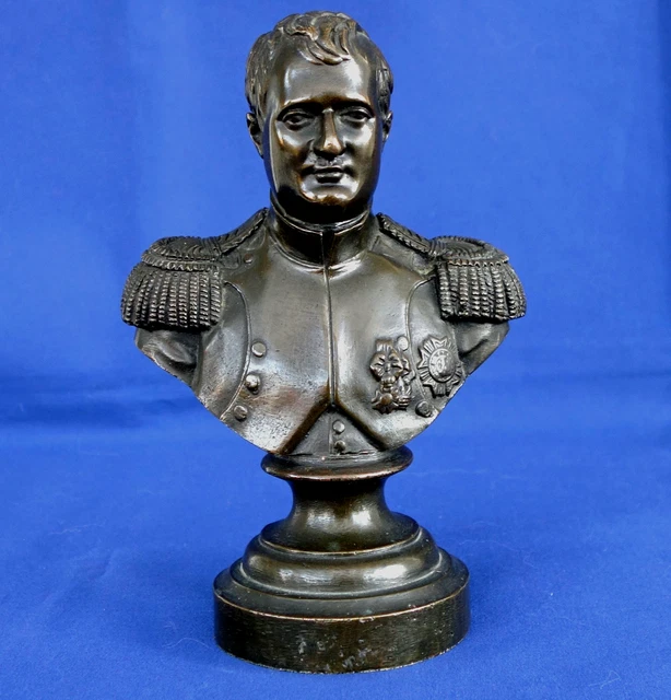 BUSTE DE NAPOLÉON 1er Empereur en Bronze Patiné d'Epoque XIXème Siècle ...