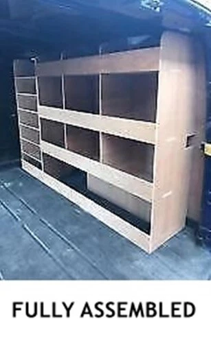 FORD TRANSIT CUSTOM Van Shelving Racking SWB Plywood System Case ...