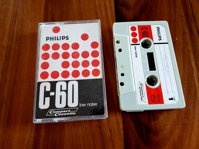 PHILIPS C 60 Low Noise Cassette Tape $6.99 - PicClick AU