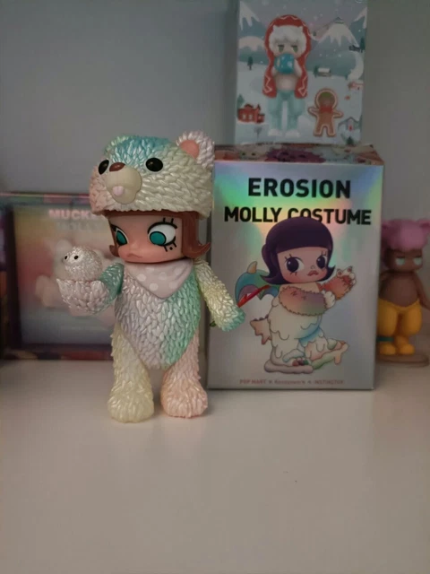 POP MART X MOLLY x INSTINCTOY Erosion Molly Costume Gyawo Molly Figure ...