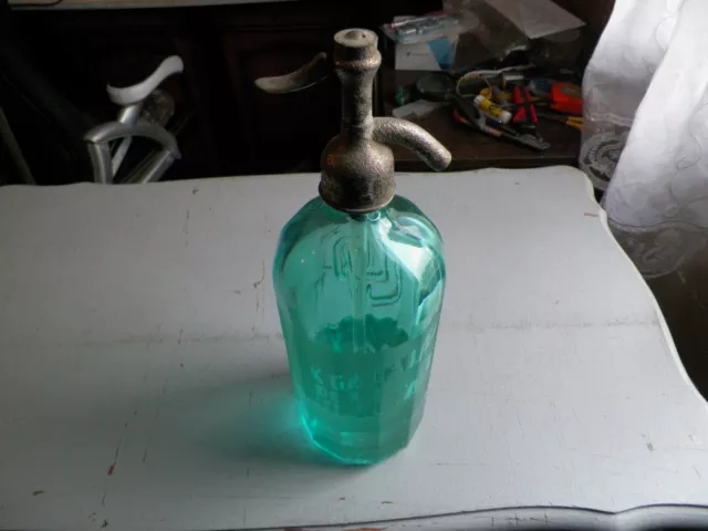 ANCIEN SIPHON BAR Bistrot Vintage Eaux Gazeuses De La Chasse Royale Bon ...