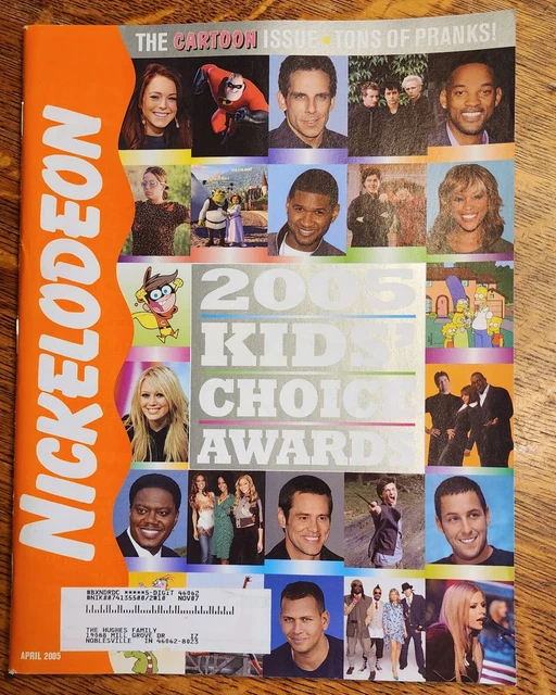 NICKELODEON MAGAZINE APRIL 2002- 2002 Kids Choice Awards! Missing ...