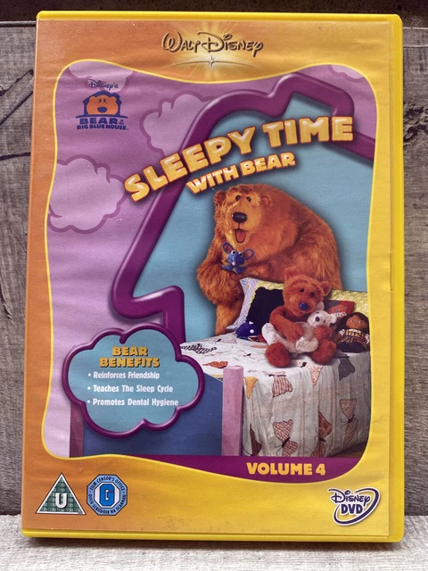 DISNEY BEAR IN The Big Blue House Sleepy Time with Bear DVD 72mins 2005 ...