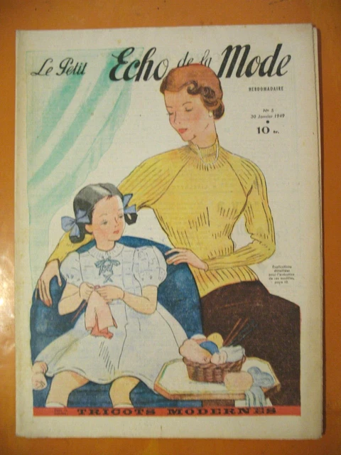 LE PETIT ECHO de la Mode N° 5 du 30 Janvier 1949 EUR 2,99 - PicClick FR