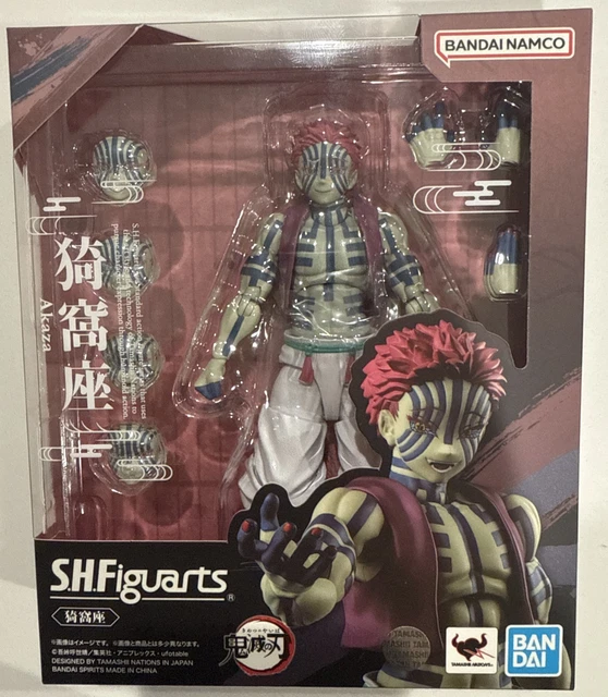 BANDAI S.H. FIGUARTS Demon Slayer Akaza figure Kimetsu no Yaiba In ...