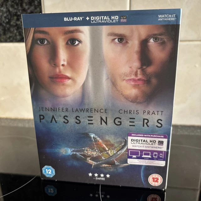 PASSENGERS - BLU Ray - Jennifer Lawrence - Chris Pratt - Includes Slip ...