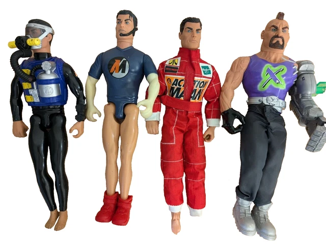 ACTION MAN FIGURES 4 Different Characters £9.99 - PicClick UK