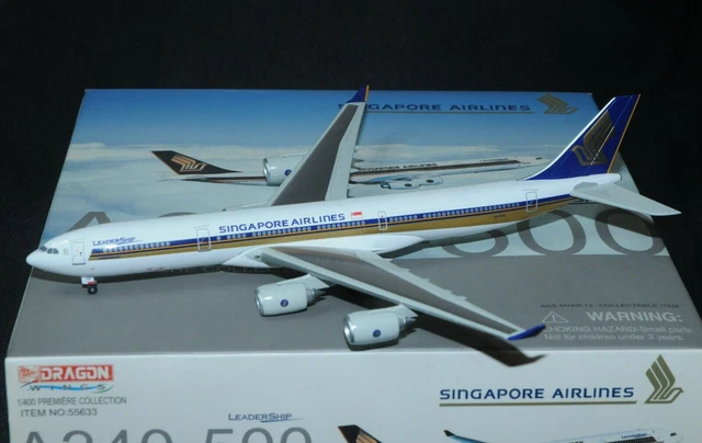 DRAGON WINGS 1/400 Airbus A340-500 SINGAPORE AIRLINES 9V-SGB EUR 35,00 - PicClick DE