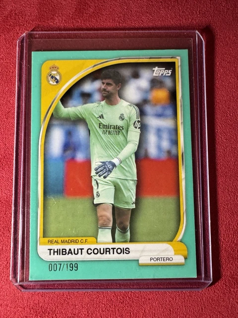 THIBAUT COURTOIS /199 - Topps Collector Tin 2025-26 Real Madrid EUR 2 ...