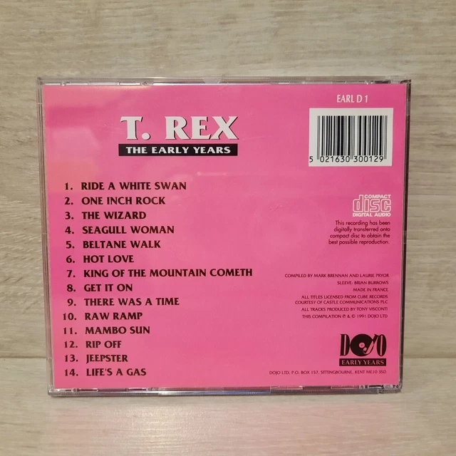 T-REX - THE Early Years - CD - 1991 Dojo - VGC EUR 16,43 - PicClick IT