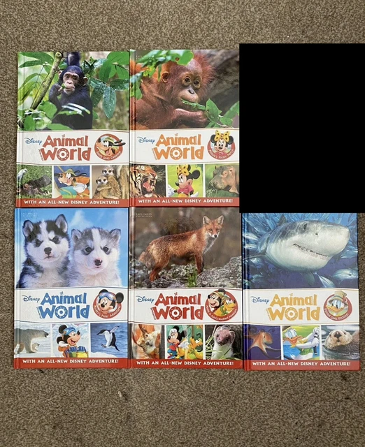 DISNEY ANIMAL WORLD books (5 Books) £21.52 - PicClick UK