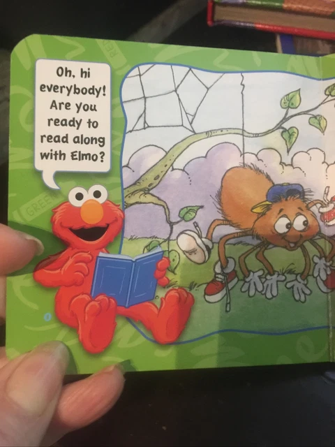 ITSY BITSY SPIDER Sesame Street A Read Along with Elmo book $3.80 ...