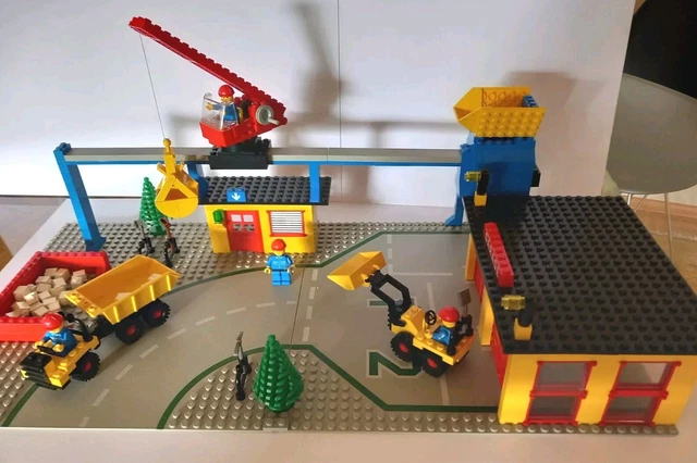 LEGO LEGOLAND 6383 Baustoff Lager, 1980/90er Jahre, mit Bauanleitung ...