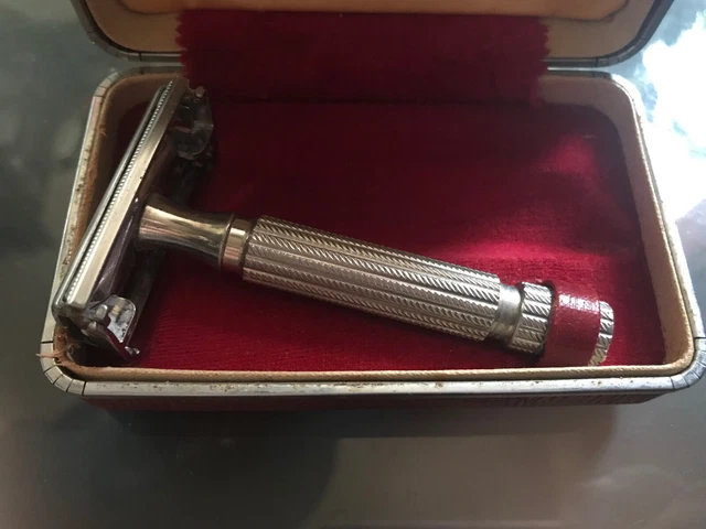 RASOIR ANCIEN RARE GILLETTE II papillon antique ENGLAND safety razor ...
