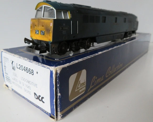 LIMA L204668 BR blue Class 52 Diesel Loco D1043 WESTERN DUKE (Boxed ...