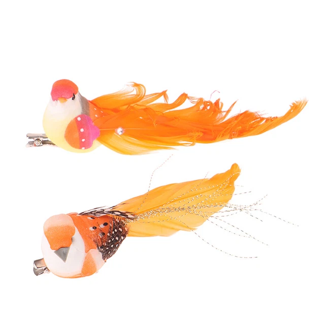 RANDOM ARTIFICIAL BIRDS Fake Foam Animal Simulation Feather Birds ...